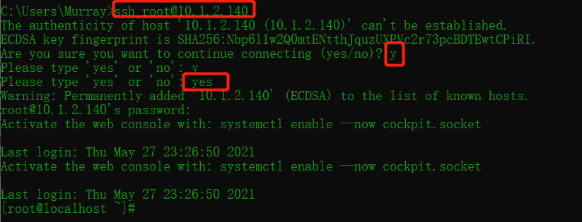 Win10命令行实现对Linux（CentOS）的SSH远程操作、SFTP传输文件_cmd ssh 文件传输-CSDN博客