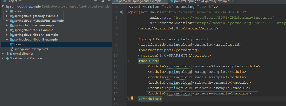 【idea版】springcloud微服务（6）之整合gateway网关使用_idea gateway-CSDN博客
