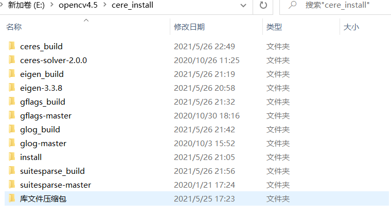 Win10+vs2019配置Ceres Solver，含Eigen，gflags，glog，suitsparse_vs ceres solver-CSDN博客