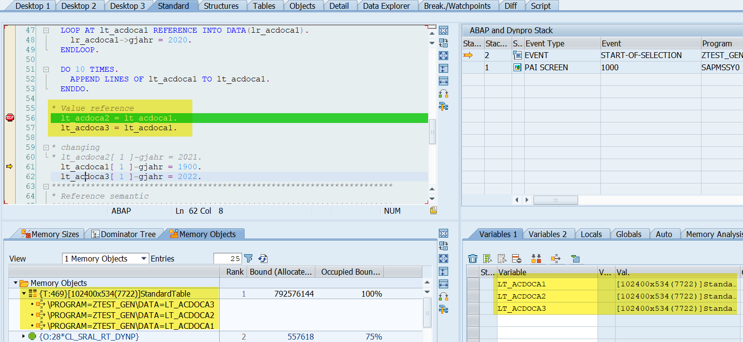 【12】SAP ABAP性能优化 - 从‘lazy copy strategy‘说一说内表的使用_abap 批量查询acdoca问题-CSDN博客