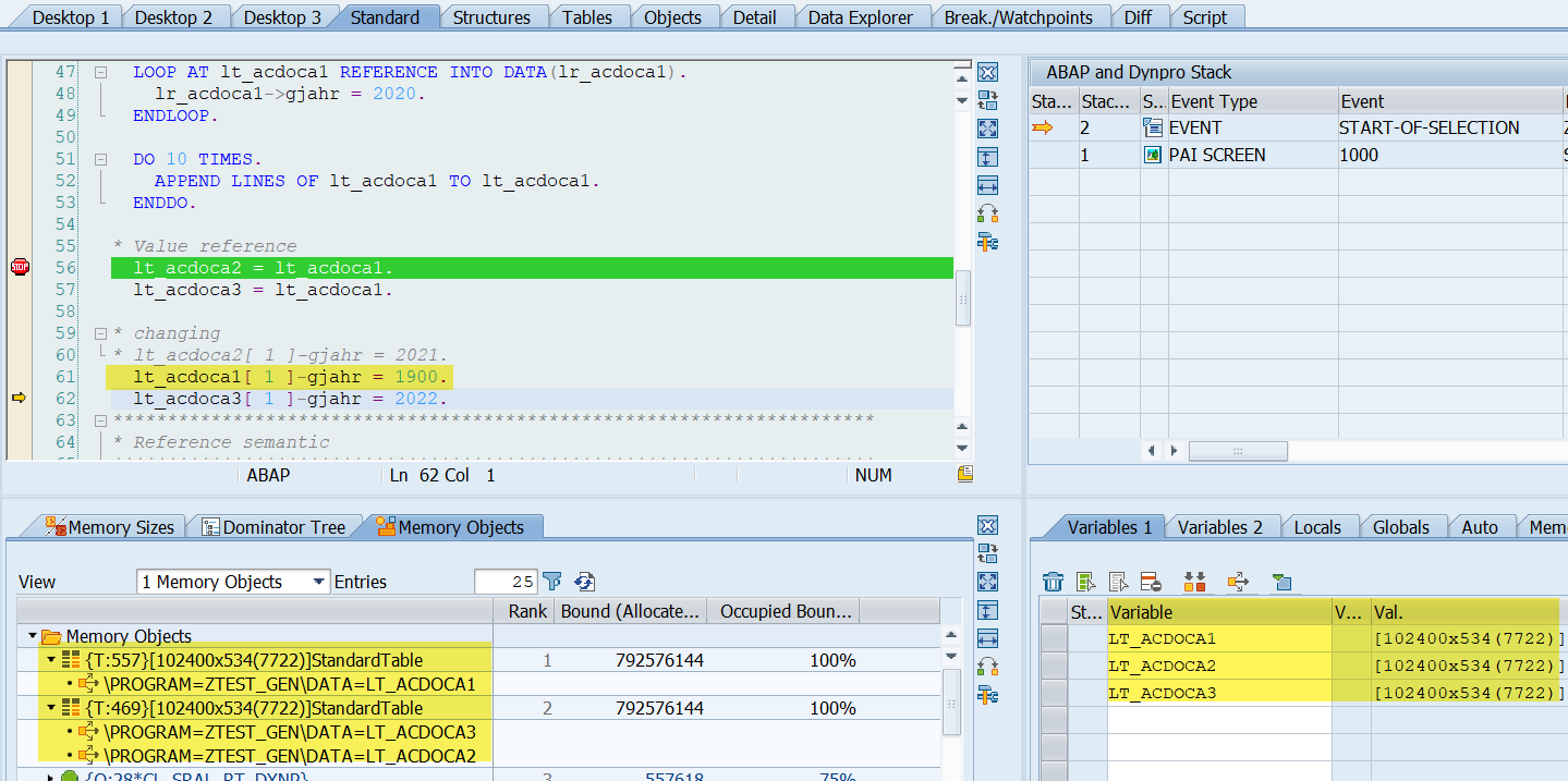 【12】SAP ABAP性能优化 - 从‘lazy copy strategy‘说一说内表的使用_abap 批量查询acdoca问题-CSDN博客