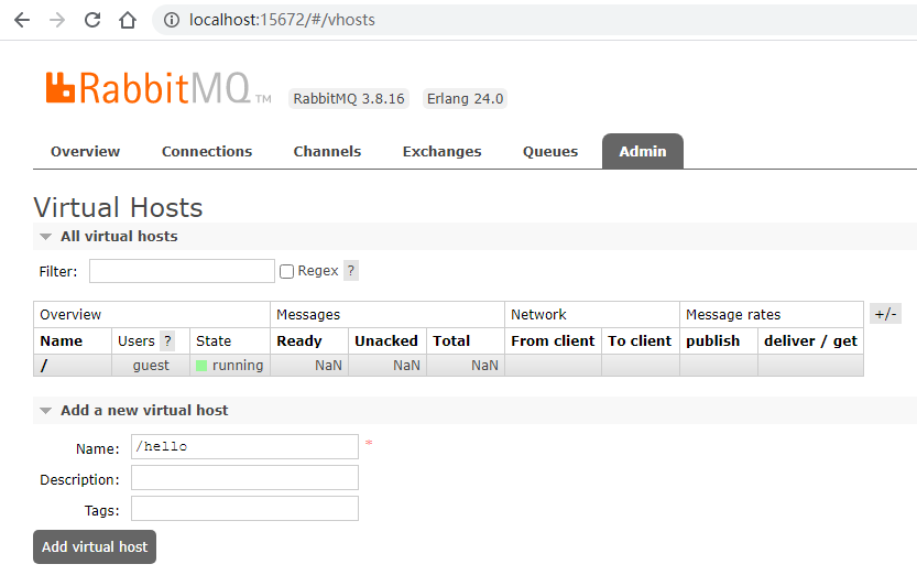 Erlang24.0+RabbitMQ3.8.16安装及配置_rabbit 3.8.16 需要erlanng-CSDN博客