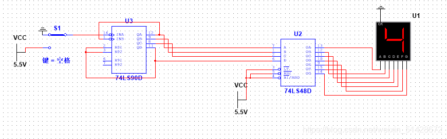 用74ls90完成8421bcd码8进制计数器,并用数码管显示8421数码管显示weixin51428672的博客 Csdn博客