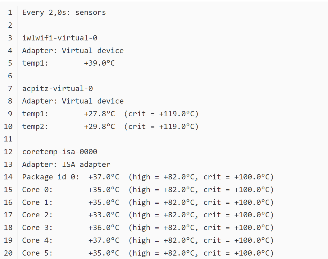 在 Linux 上监控 CPU 和 GPU 温度_linux gpu风扇-CSDN博客