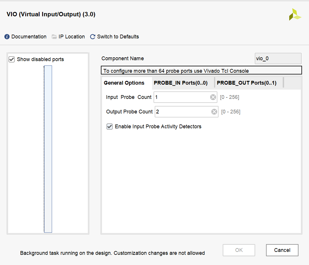 vivado IP核：VIO核的使用实例（位宽和变量数的改变）_vivado vio使用例子-CSDN博客