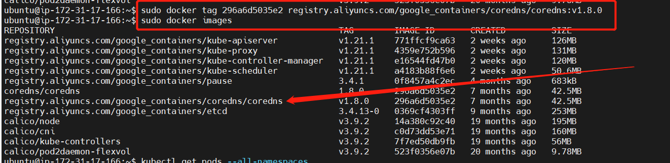 k8s的 coredns 的ImagePullBackOff 和ErrImagePull 问题解决_coredns imagepullbackoff修改tag后还是失败-CSDN博客