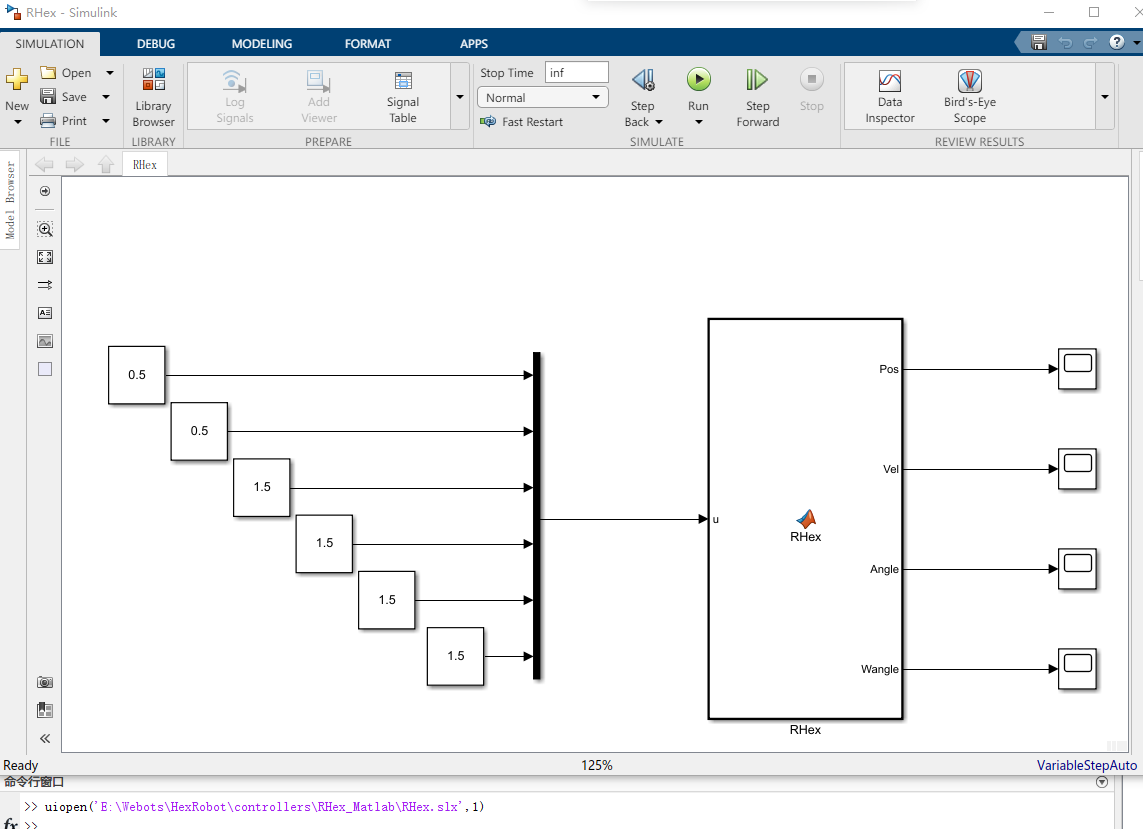 Webots+Matlab：使用Simulink搭建RHex控制器（2） - 古月居