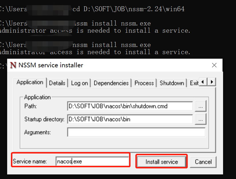 NSSM：封装exe和cmd为Windows系统服务_nssm 封装syncthing-CSDN博客