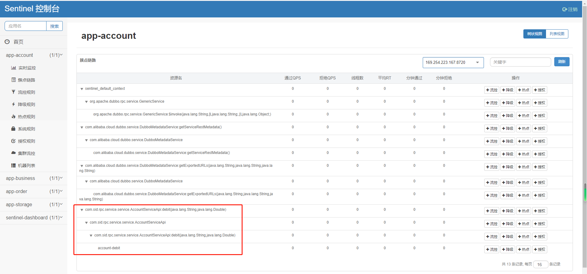 springcloud+dubbo+sentinel+nacos搭建（sentinel规则管理及推送、持久化）_springcloud dubbo3 sentinel-CSDN博客