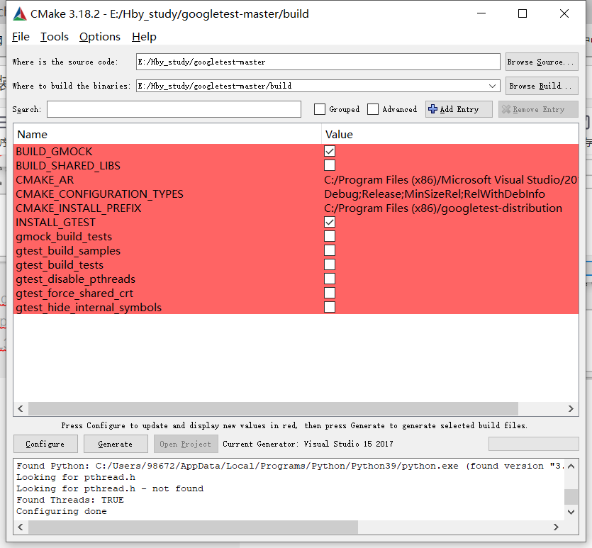 googletest windows平台安装使用_window安装googletest build type-CSDN博客