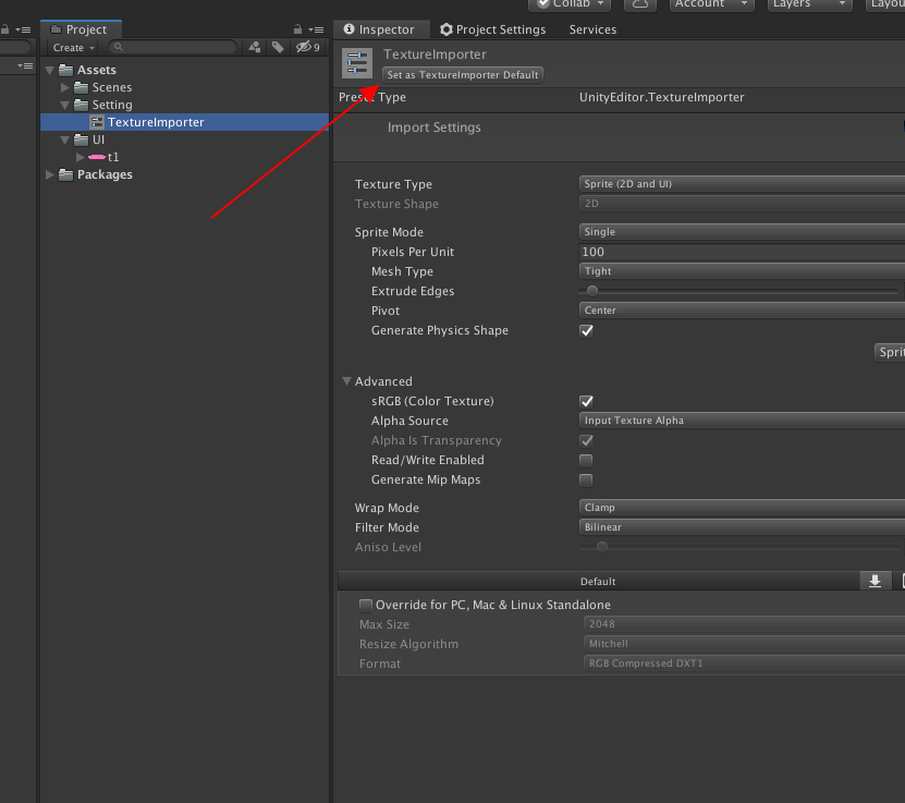 Unity导入图片时自动设置参数_unity vr导入png图片-CSDN博客