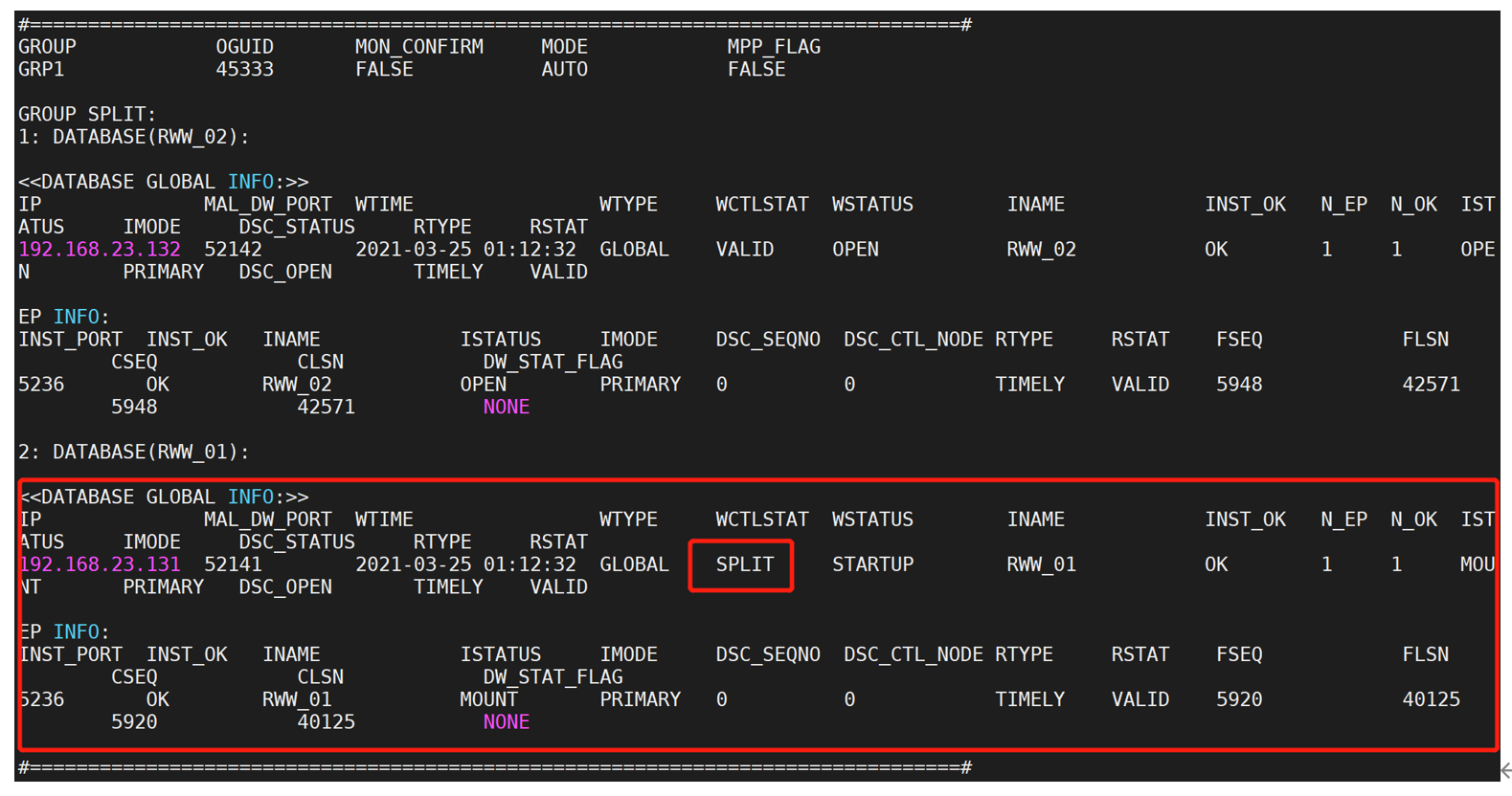修复达梦数据库(DM8)读写分离集群的脑裂问题_dmwatcher.ctl status is split-CSDN博客