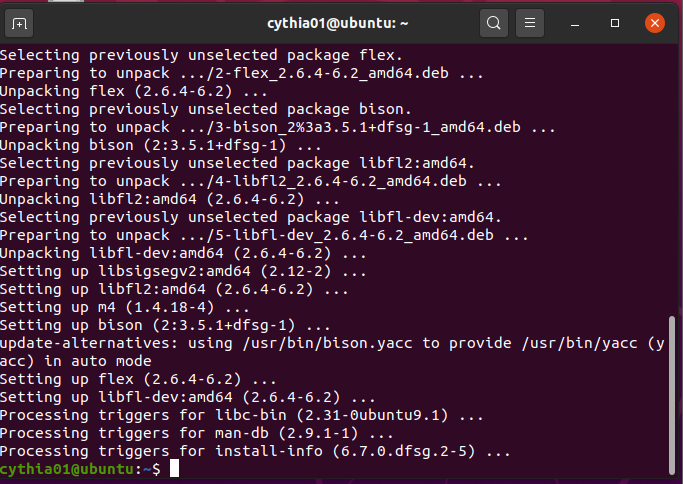 Ubuntu下Flex&Bison的安装_ubuntu安装flex-CSDN博客