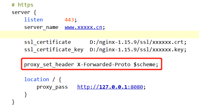 使用Nginx代理https到Tomcat，后端request.getRequestURL()获取不到https开头的链接_通过nginx代理后无法获取正确的url地址 request ...