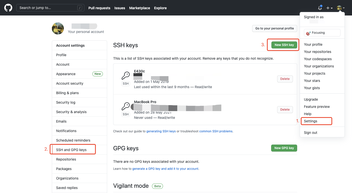 git 创建多个ssh key（ 以 github 和 gerrit 为例）_在gerrit中,同一账号下添加不同的公钥-CSDN博客