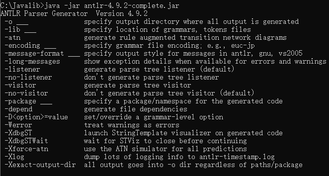 Antlr4入门（安装、配置、简单实例）_antler4-CSDN博客