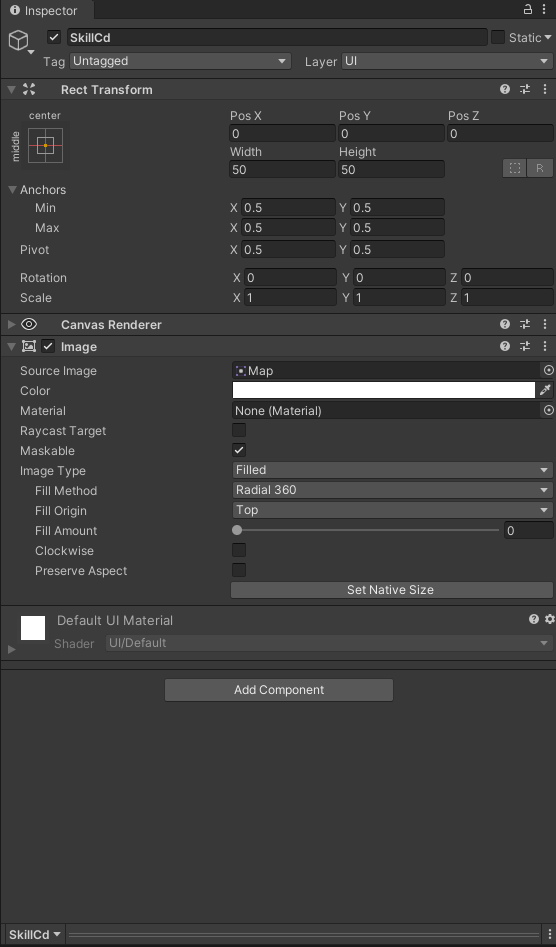 Unity UGUI 技能CD效果的简单实现_unity设置攻击cd-CSDN博客