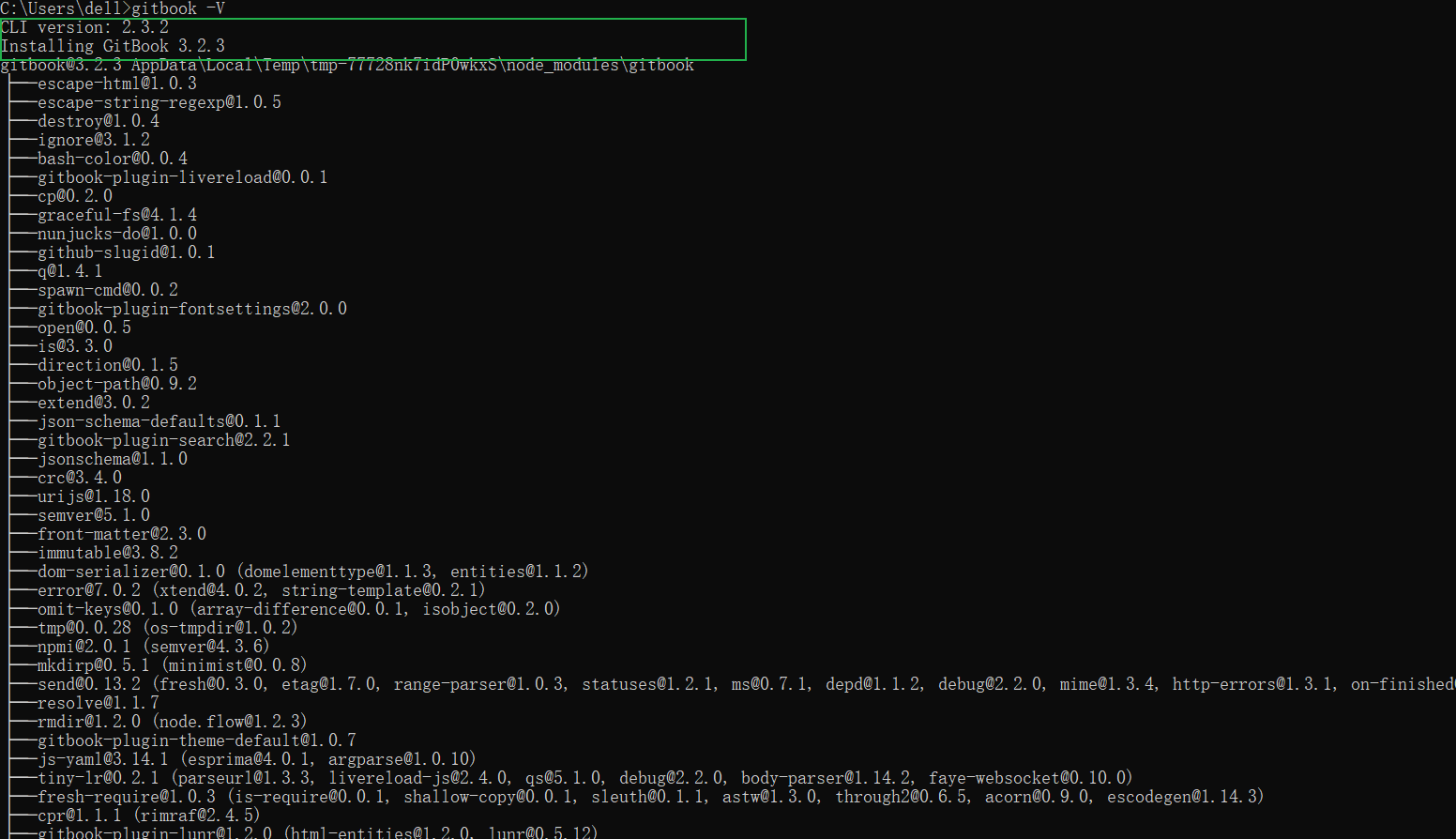 安装好后gitbook 在window下执行 gitbook -V显示不是内部命令的解决方案_gitbook' 不是内部或外部命令,也不是可运行的程序 或批处理文件。-CSDN博客
