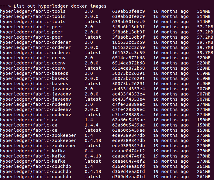 Hyperledger Fabric1.4/2.0/2.3以及最新版本环境部署在Ubuntu16.04上（多次踩坑总结出来）_fabric用2 ...