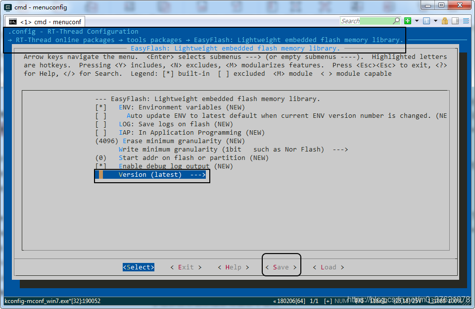 RT-Thread—FAL与EasyFlash组件移植_fal easyflash-CSDN博客