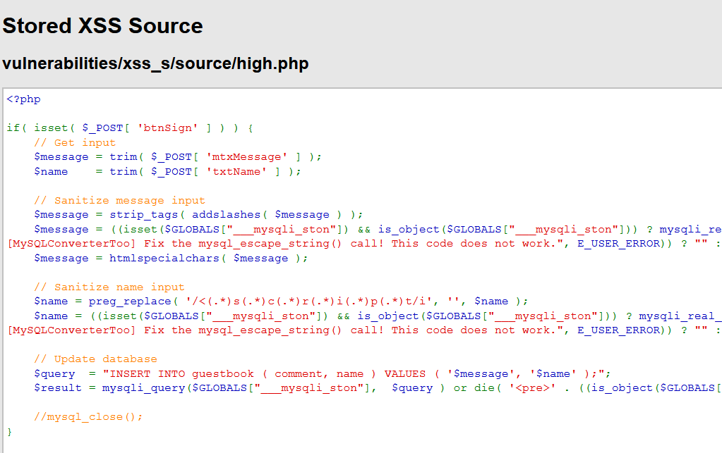 XSS （stored） - Programmer Sought