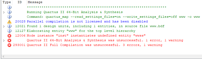 Quartus II 导入自己生成的元器件遇到的问题_为什么quartus不能create symbol files for current file-CSDN博客