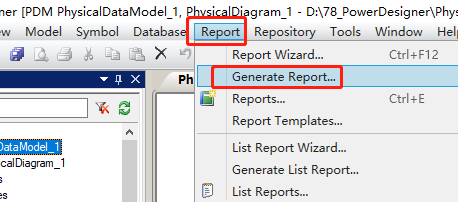 PowerDesigner导出word总结_pdm powerdesigner导出word的步骤。-CSDN博客