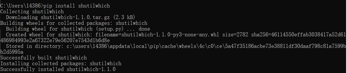Python关于shutil库的安装no Matching Distribution Found For Shutil Csdn博客 