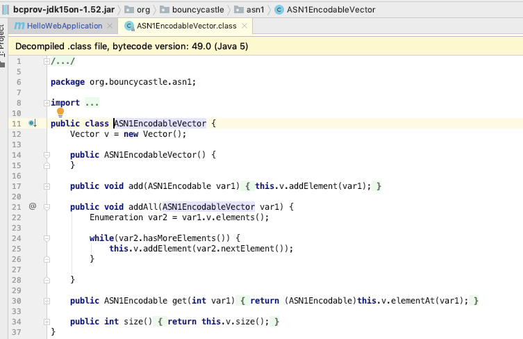82 关于tomcat启动org.bouncycastle.asn1.ASN1EncodableVector-＞org.bouncycastle.asn1.DEREncodableVector ...