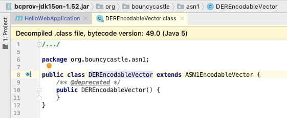 82 关于tomcat启动org.bouncycastle.asn1.ASN1EncodableVector-＞org.bouncycastle.asn1.DEREncodableVector ...