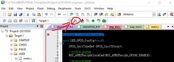 STM32F103RCT6学习笔记03——使用固件库与软件延时输出方波_stm32f103rct6固件-CSDN博客