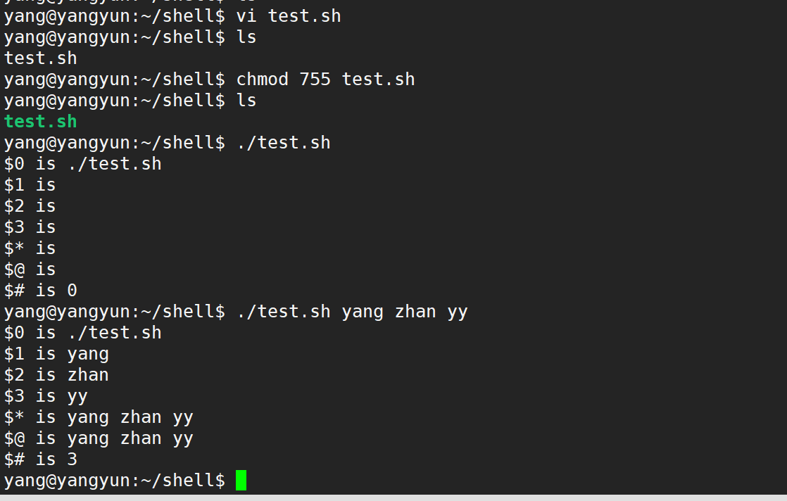 Shell脚本中$的用法($* 、 $@ 、$_ 、$# 、$$ 、$! 、 $? )_shell脚本$@-CSDN博客