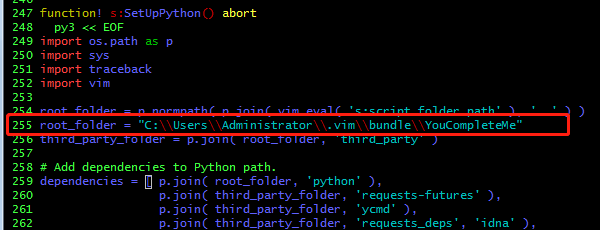 Windows下Vim安装YouCompleteMe出现 no module name ycm 错误解决-CSDN博客