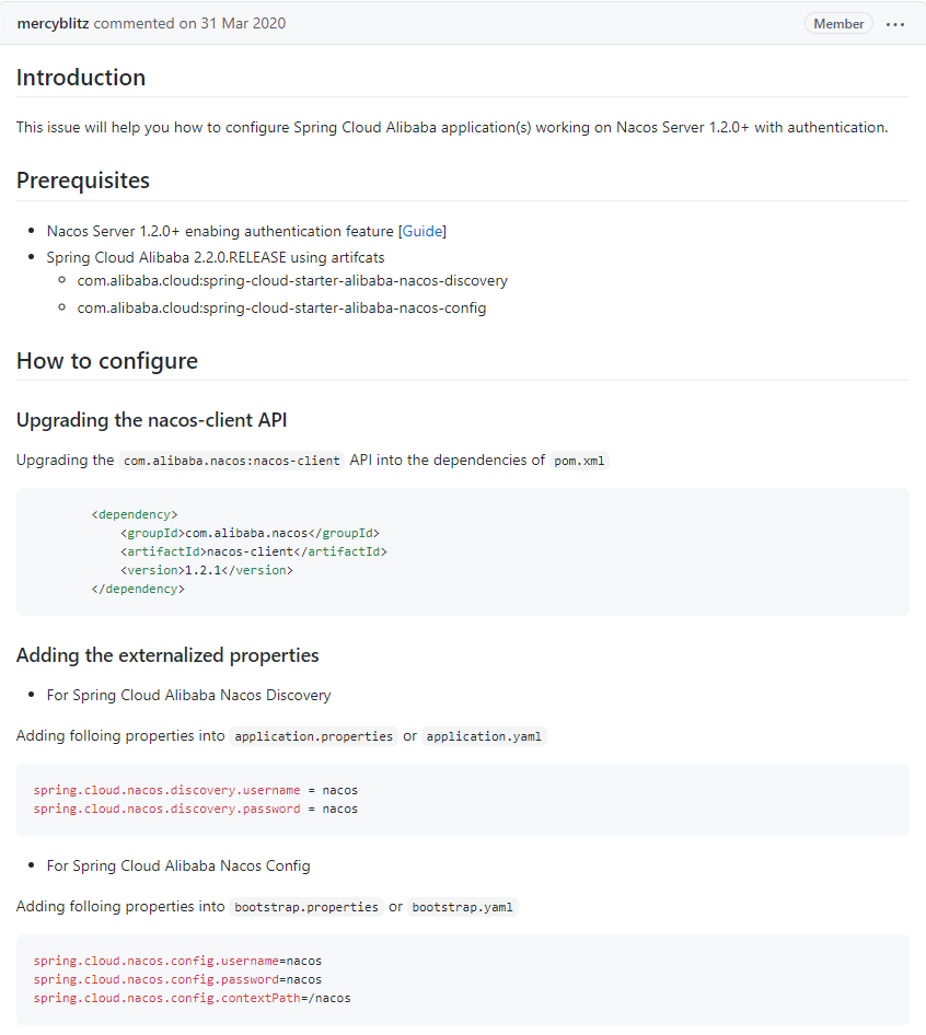 nacos开启权限验证后，nacos config报错403_there was an unexpected error (type=forbidden, sta-CSDN博客