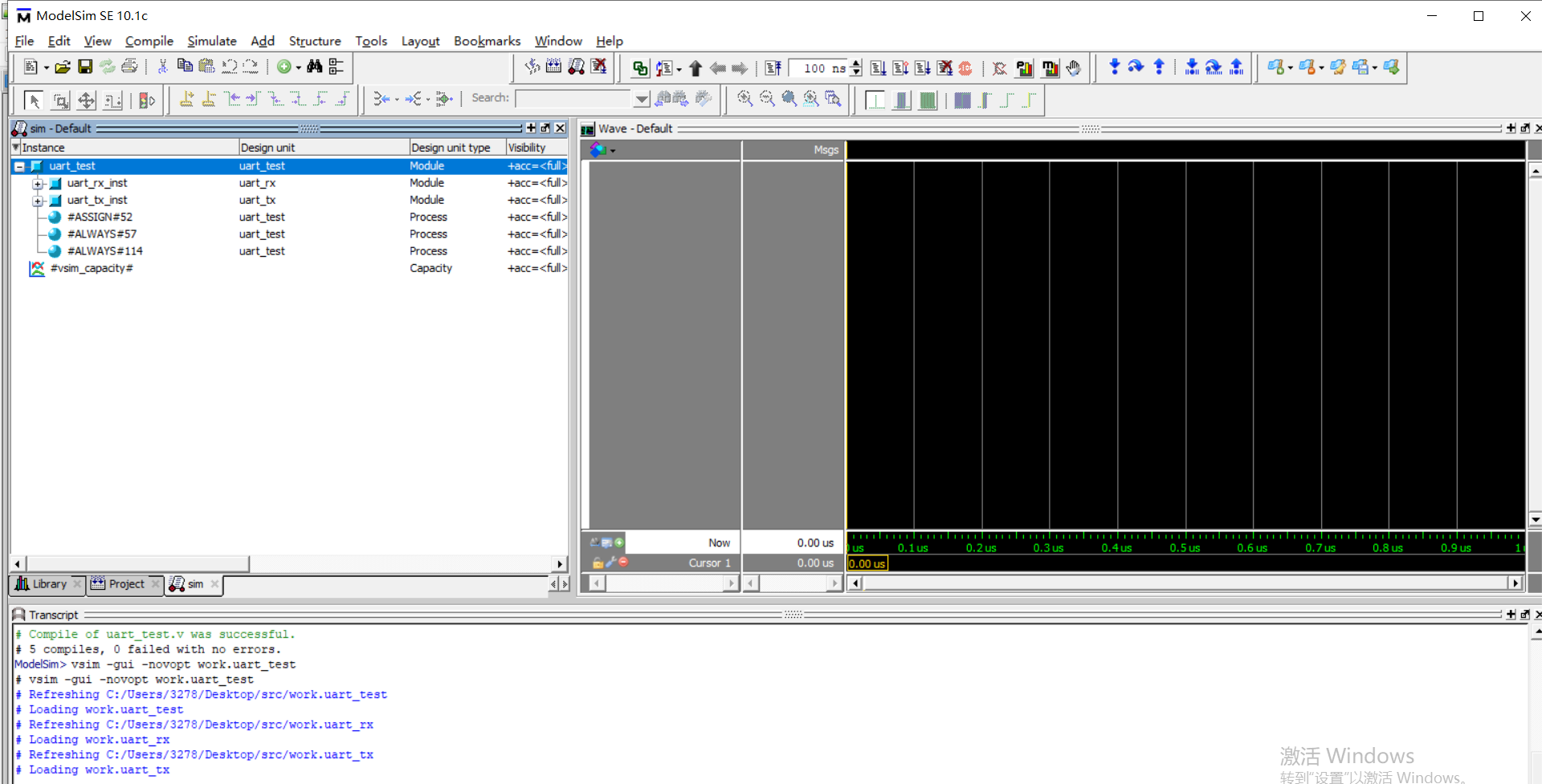 Questa Sim（功能测试）_questa prime-CSDN博客
