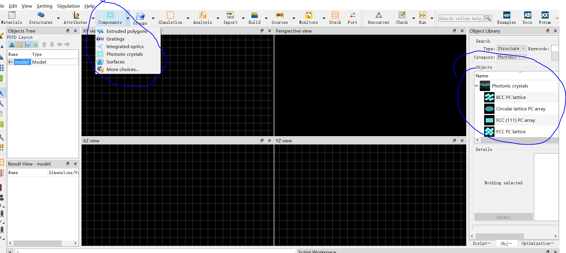 Lumerical学习1-建立仿真结构-CSDN博客