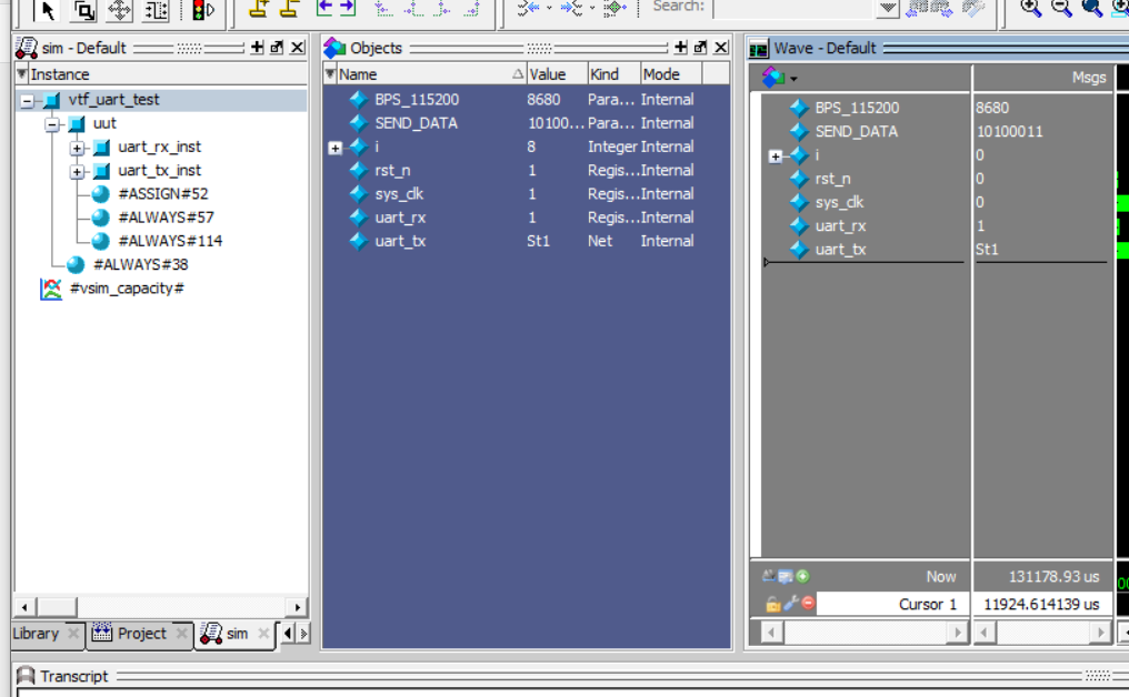 Questa Sim（功能测试）_questa prime-CSDN博客