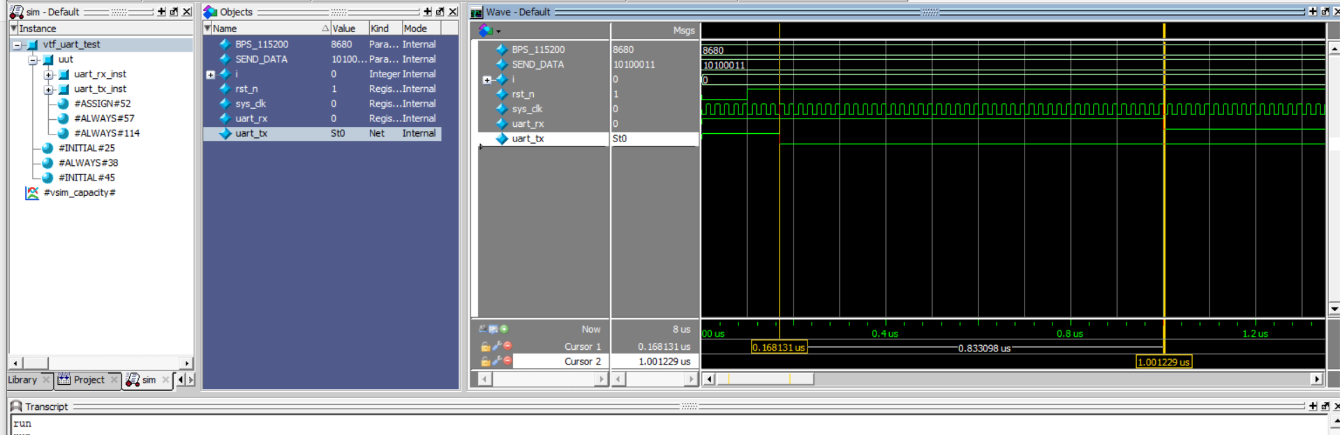 Questa Sim（功能测试）_questa prime-CSDN博客