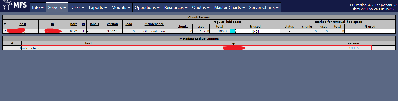 MooseFS 集群安装部署_moosefs部署-CSDN博客