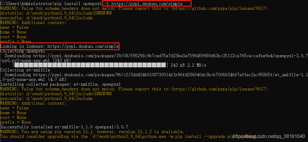 Python 技术篇 Pip下载、安装慢解决方法,更改pip数据源实现秒速下载,配置阿里云国内镜像实例演示pip安装python库秒速下载更改pip数据源。阿里云国外镜像。 Csdn博客