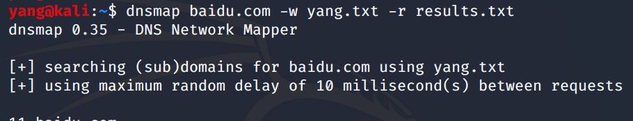 Kali Linux中dnsmap的使用方法2-1_dnsmap怎么运行-CSDN博客