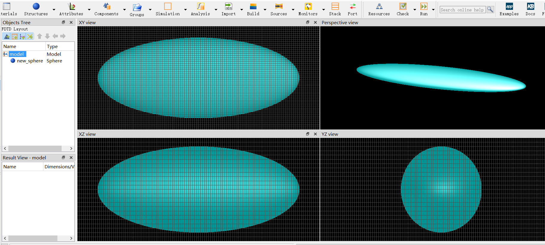 Lumerical学习2-使用脚本构建基础仿真结构-CSDN博客
