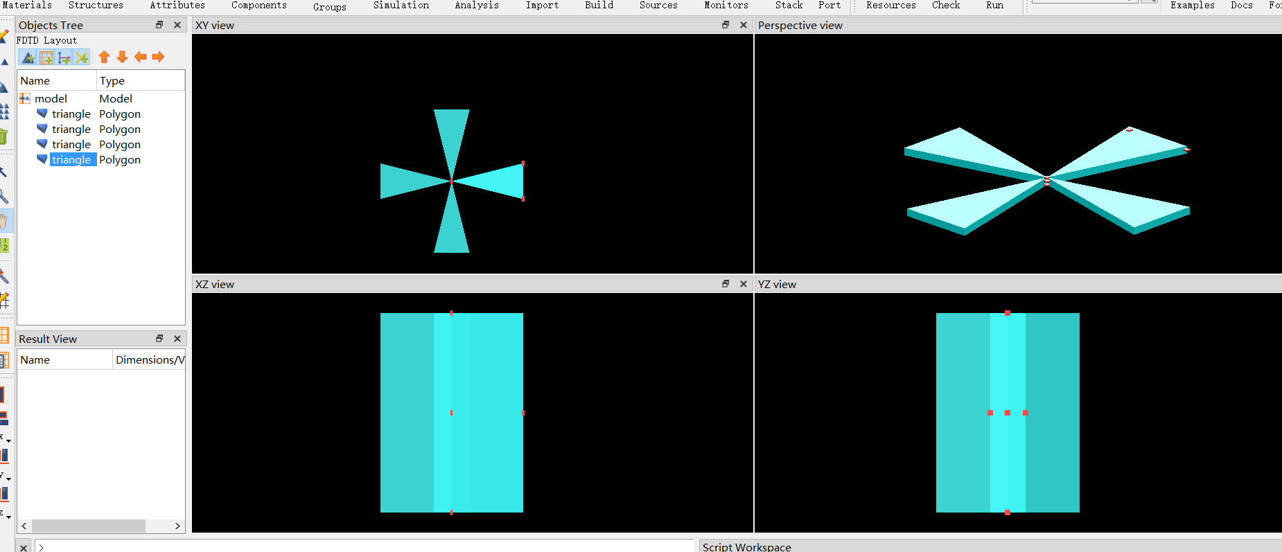 Lumerical学习1-建立仿真结构-CSDN博客