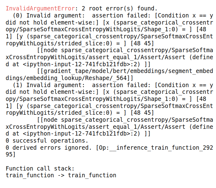 assertion failed:[Condition x==y did not hold element-wise解决_condition x > y did not hold ...
