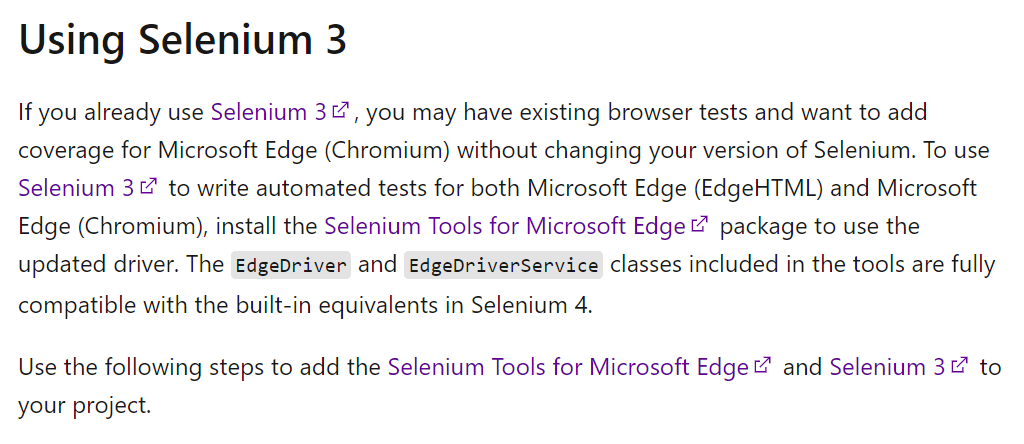 关于Selenium3在MicrosoftEdge浏览器中出现的问题_edge浏览器confim弹窗selenium-CSDN博客