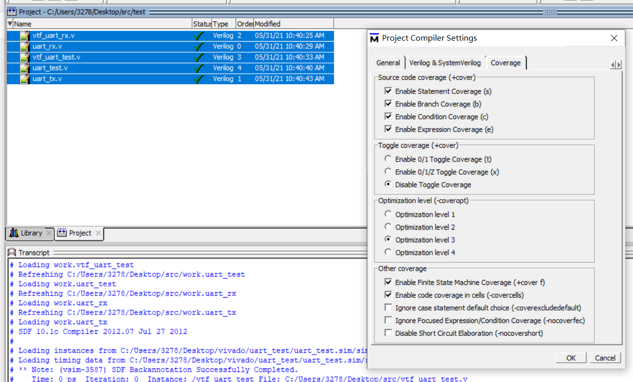 Questa Sim（逻辑测试）-CSDN博客