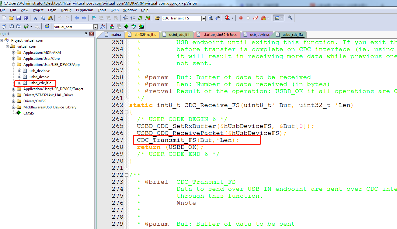 （USB系列一）stm32 CubeMX usb虚拟串口 usb virtual port com_stm32链接usb hub-CSDN博客