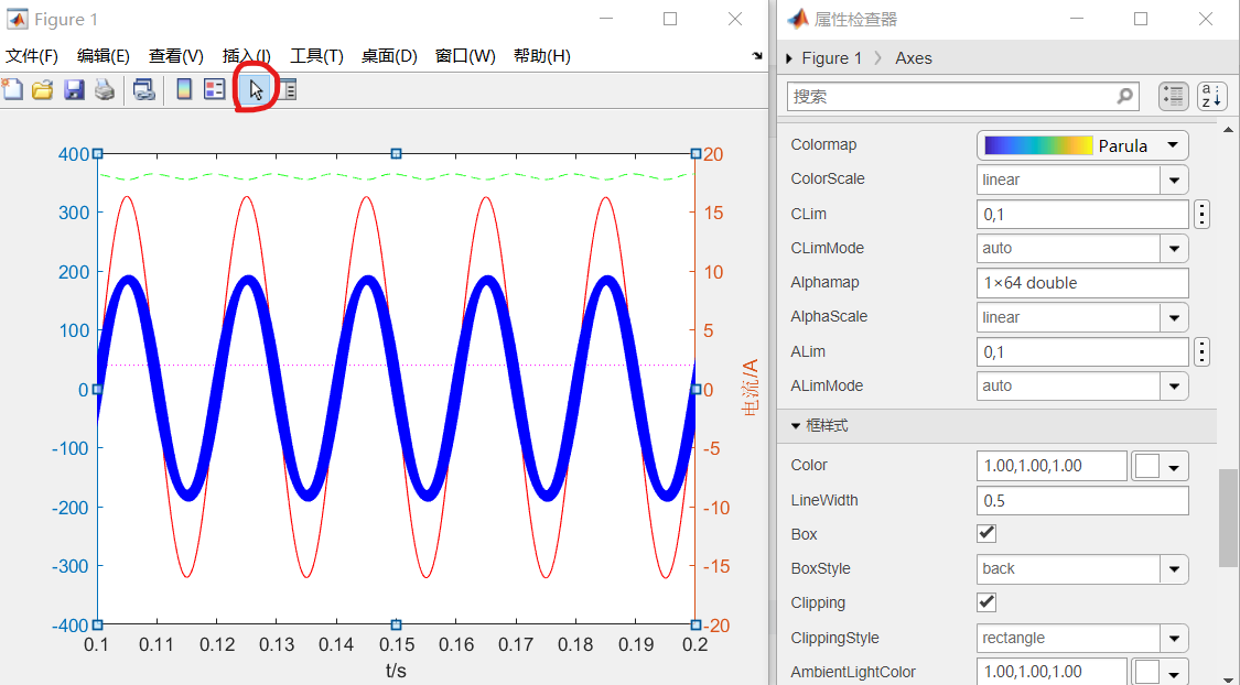 matlab中SCOPE波形提取+图像双坐标轴+图像基本处理_scope图像加坐标_weixin_44513190的博客-CSDN博客